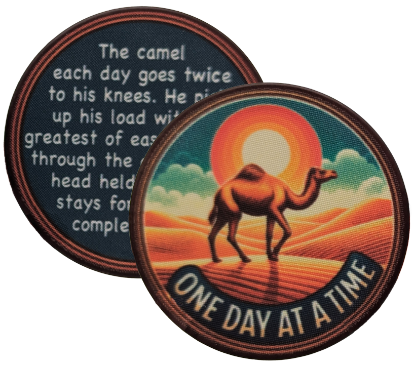 "Camel Poem" Recovery Chip — MY RECOVERY STORE