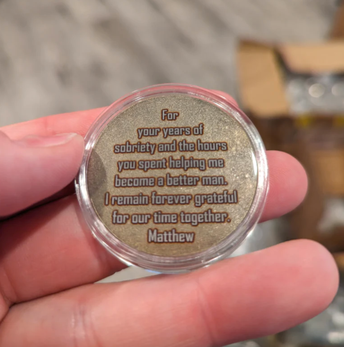 Customize Your Own Tri-Color AA Sobriety Coin — MY RECOVERY STORE