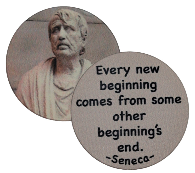 Seneca "New Beginnings" Philosophy Chip — MY RECOVERY STORE